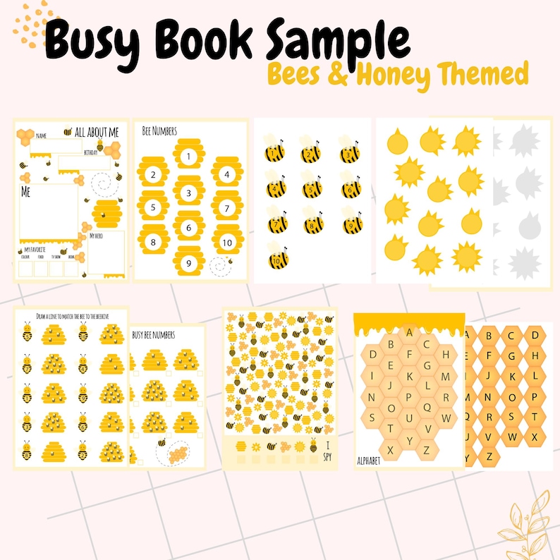 Toddler Busy Book Mega Bundle, Quiet Book for Kids, 400+ Pages ...