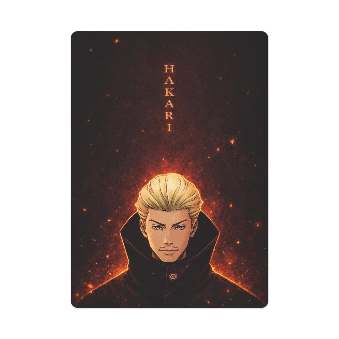 Jujutsu Kaisen Hakari Poker Cards | Anime Fan Gift - Etsy