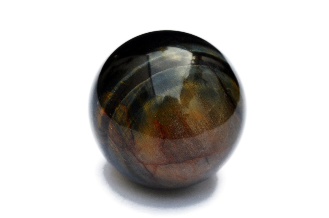 Falcon Eye Crystal Ball 37mm x 37mm x 37mm Natural Sphere | Etsy