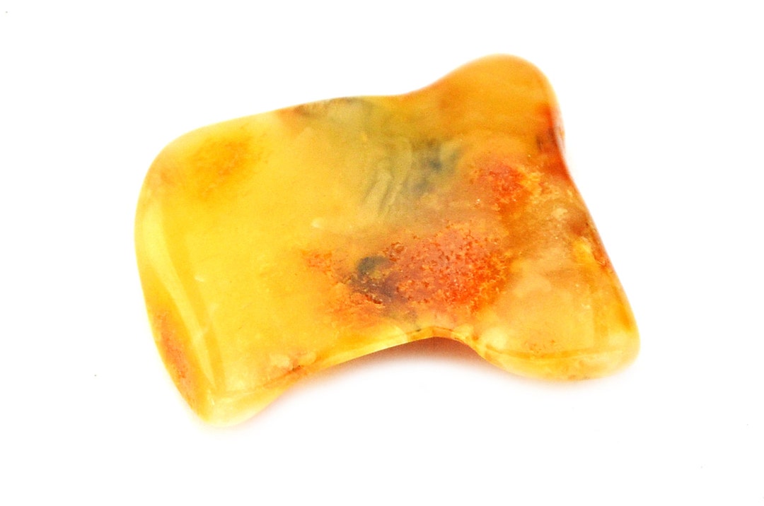 Baltic Amber Tumbled Stone 25mm X 24mm X 6mm 10cts Genuine Amber ...