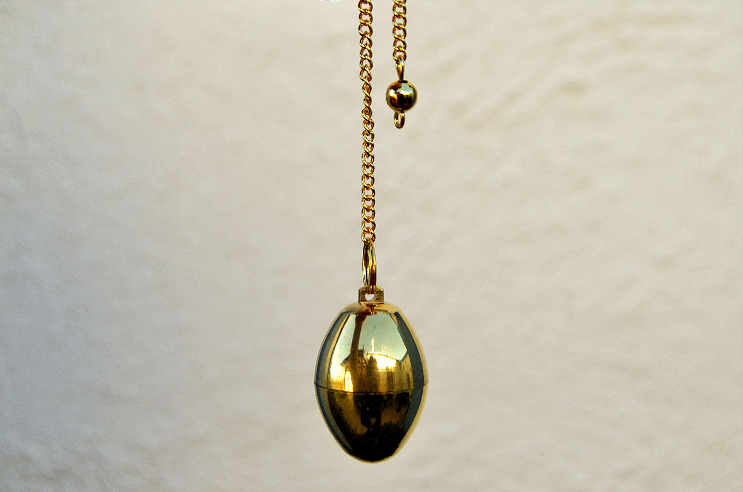 Mermet Pendulum Bronze Dowsing Pendulum Metallic Oval | Etsy