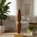 Abstract Wood Sculpture Walnut – Modern Minimalist Wooden Home Decor - Etsy
