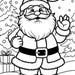 Santa Coloring Pages | Christmas Coloring Sheets for Kids | Printable ...