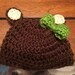 Baylor Bear Baby Hat / Beanie With Removable Bow Clip & Gold Ears ...