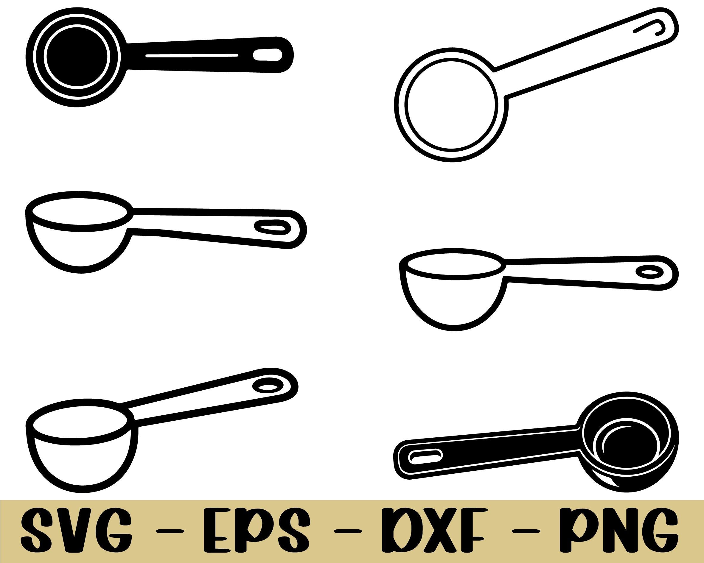 Measuring Spoon Svg, Dxf, Png - Etsy