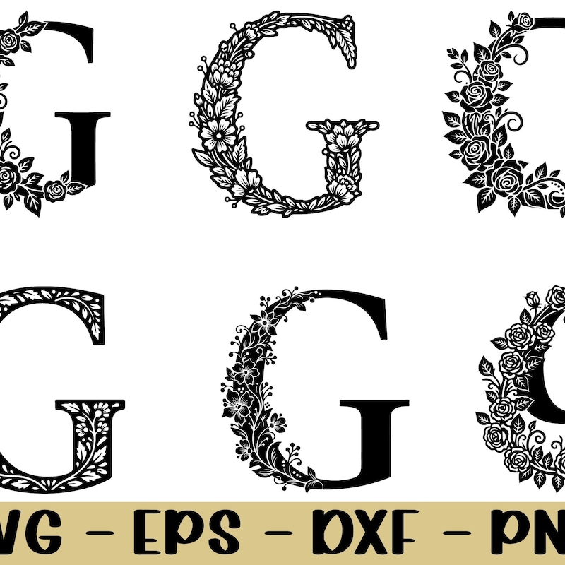 Letter G Svg - Etsy