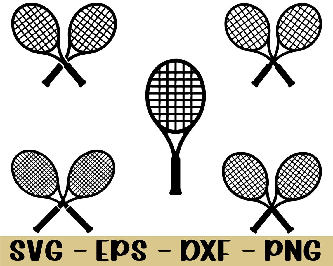 Tennis Racket Svg, Dxf, Png - Etsy