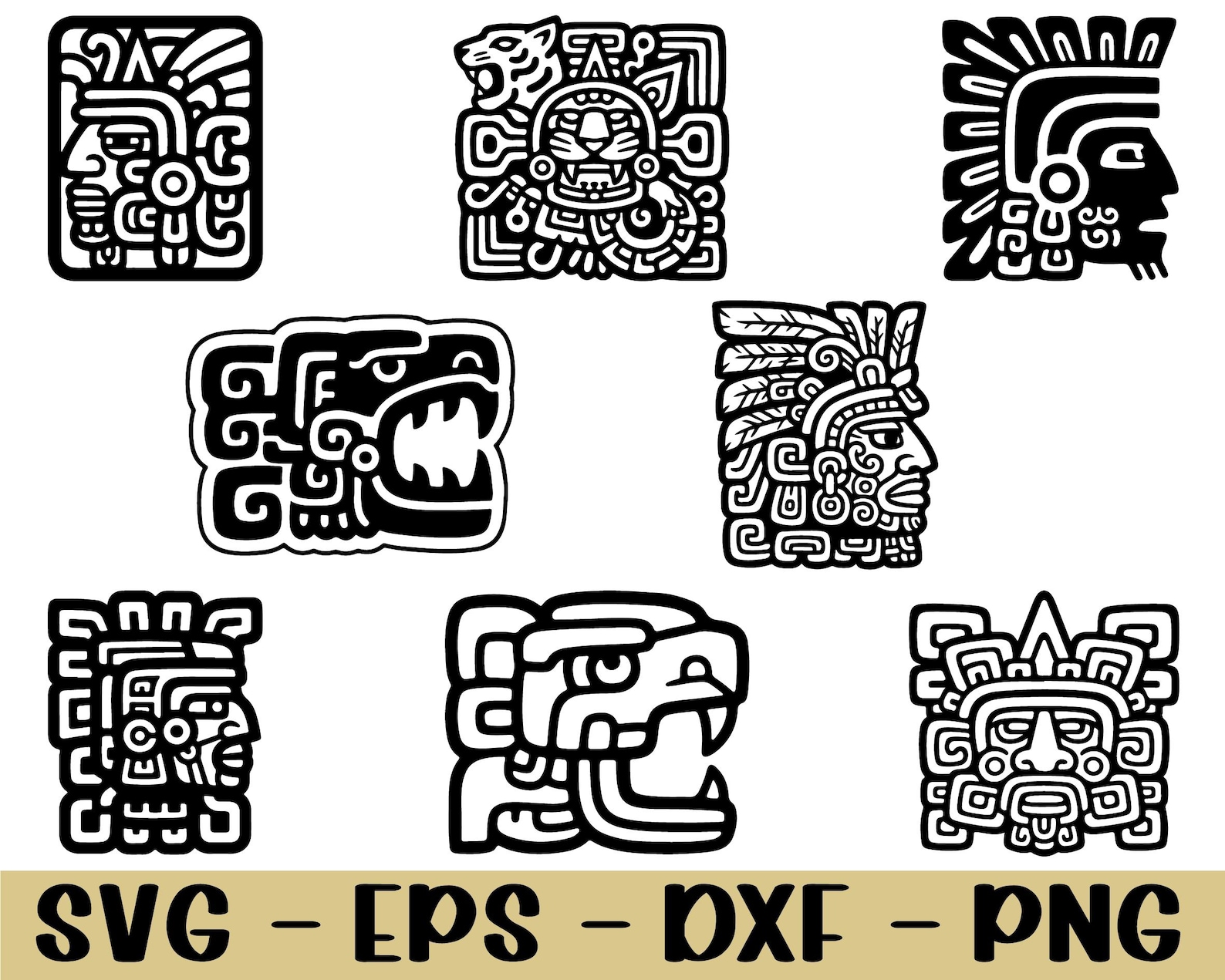 Mayan Symbol Svg, Dxf, Png - Etsy