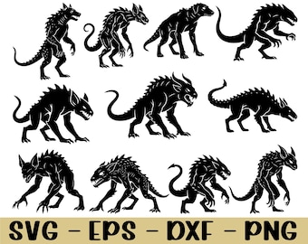 Chupacabra Outline Svg, Chupacabra Svg, Monster Svg, Chupacabra Clipart ...
