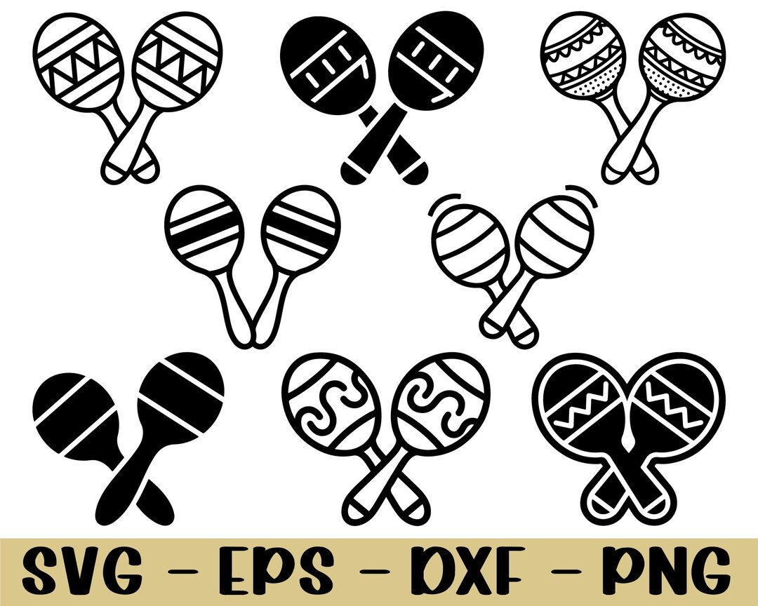 Maracas Svg, Dxf, Png - Etsy