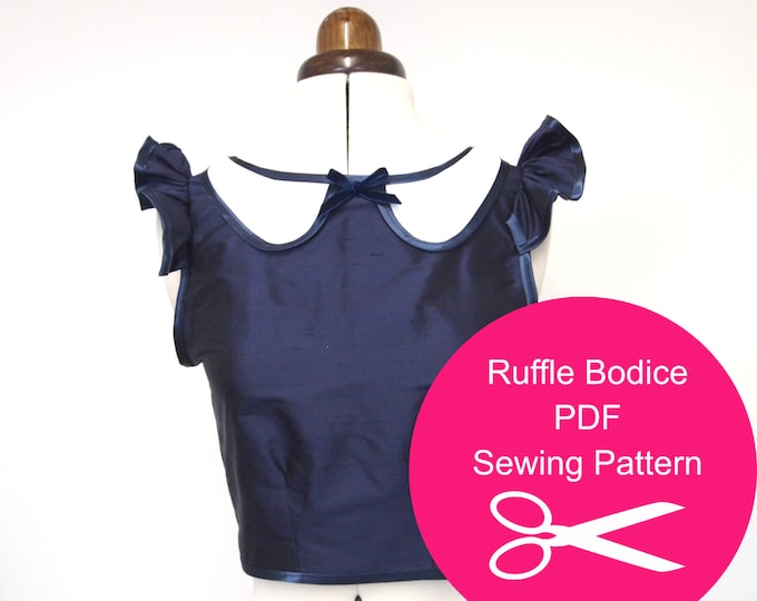 Strapless Top Sewing Pattern Instant PDF Download Multi - Etsy Australia