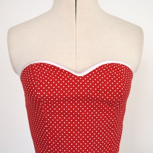 Strapless Top - Sewing Pattern - Instant PDF Download - Multi Size ...