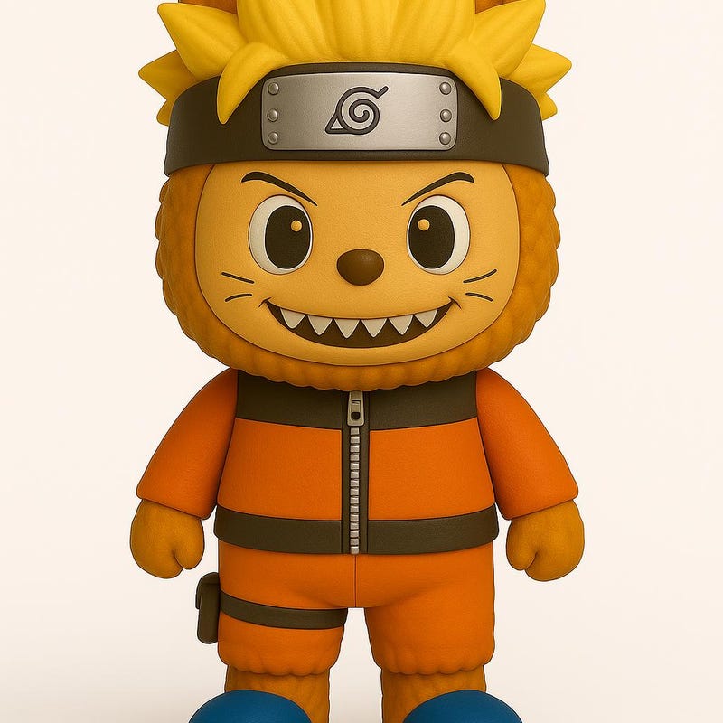 Naruto Labubu - Etsy