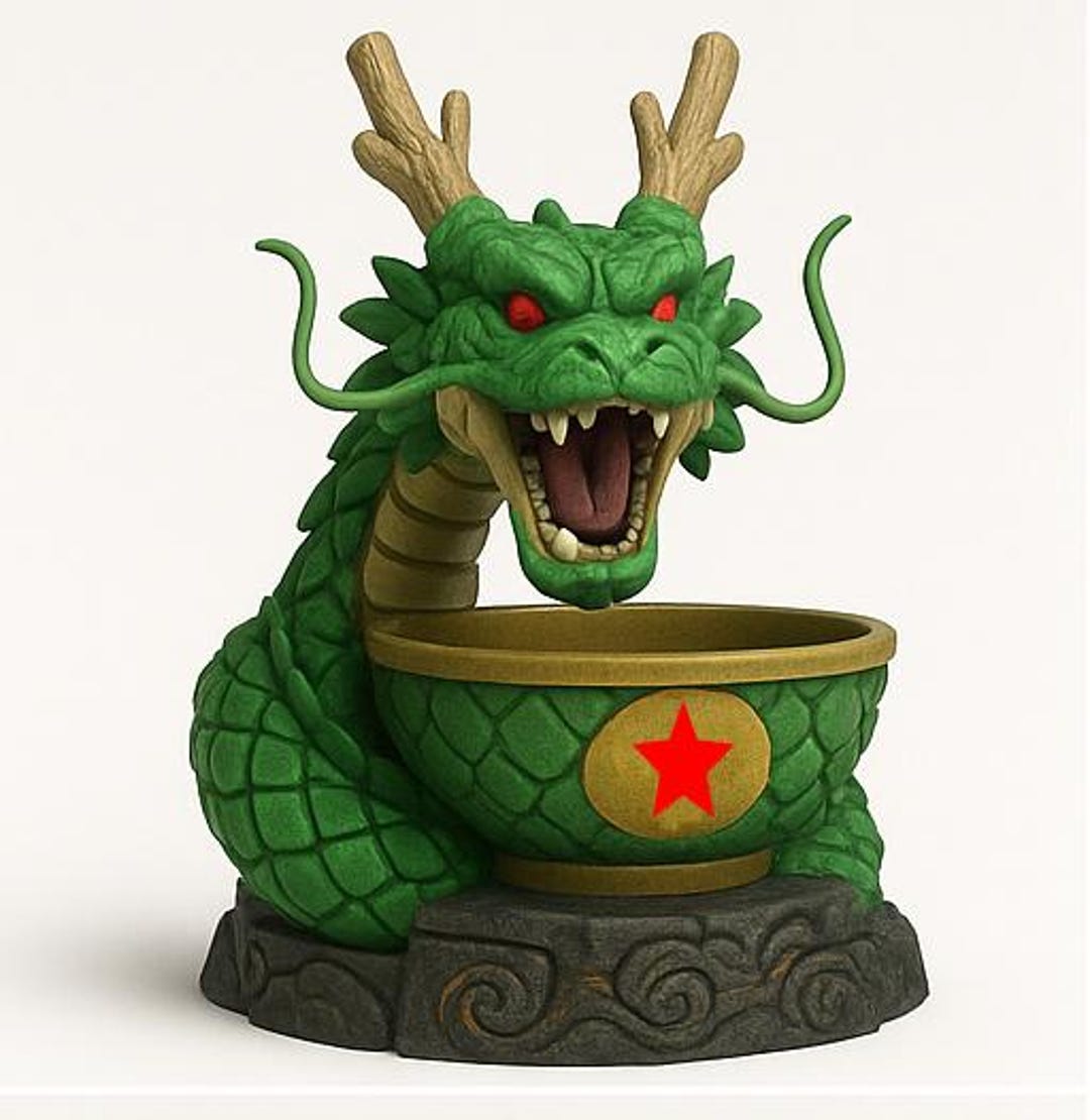 Shenron Key Bowl Fan Art 3D STL (digital Download) - Etsy UK
