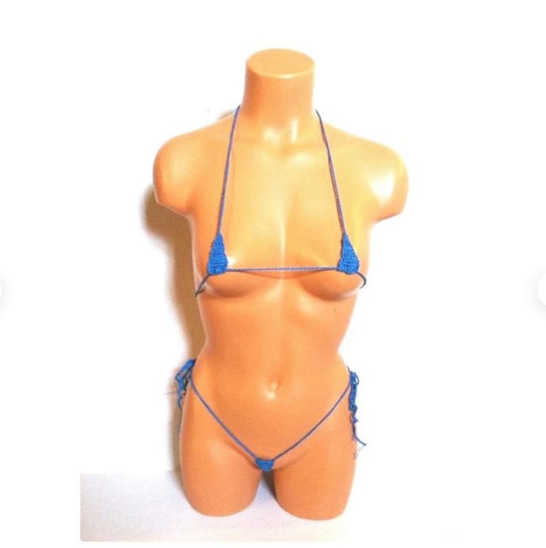 Extreme Micro G-string Bikini, 1.5 Inches Itty Bitty Tiny Micro Thong Bikini Multicolors - Etsy