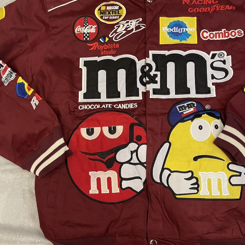 Vintage NASCAR MM Racing Jacket: Cordura Fabric, Satin Lining ...