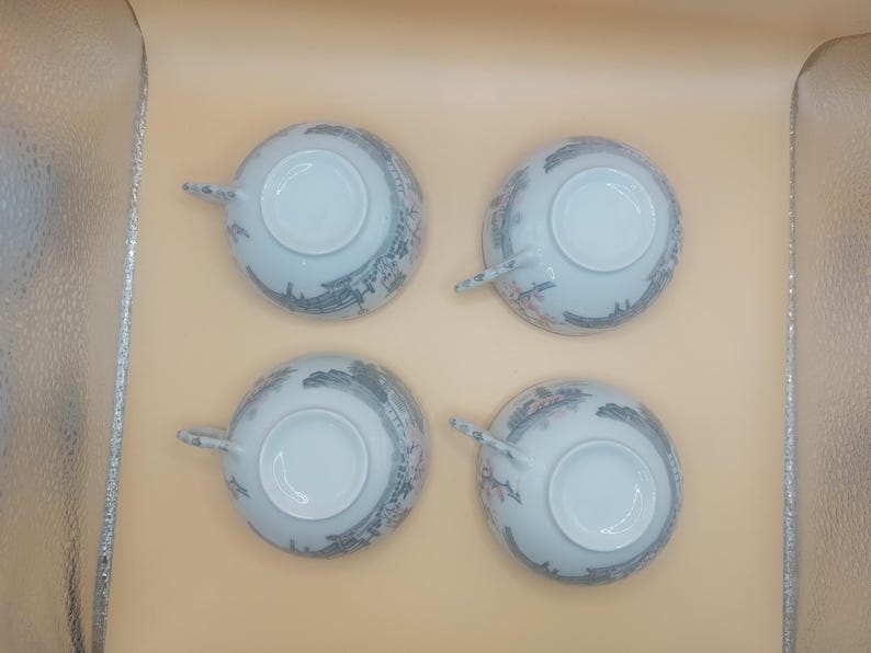 Japanese Geisha Lithophane Ware Tea Set - Etsy