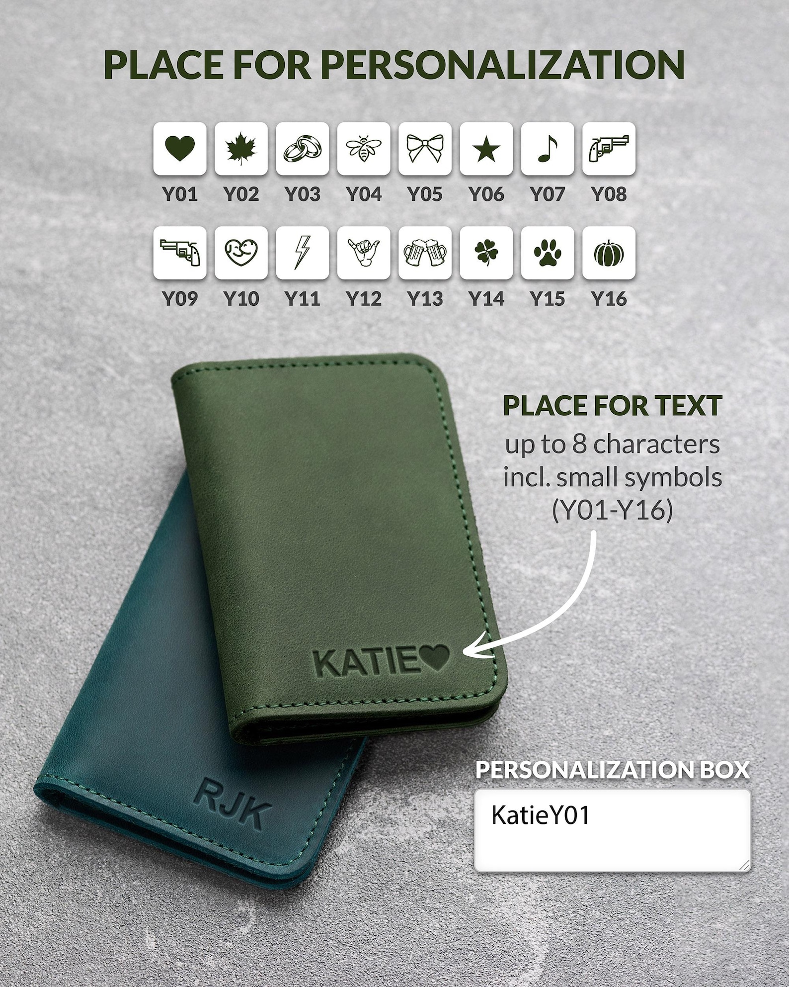Personalized Leather ID Wallet – Handmade Slim Bifold Card Case - Etsy