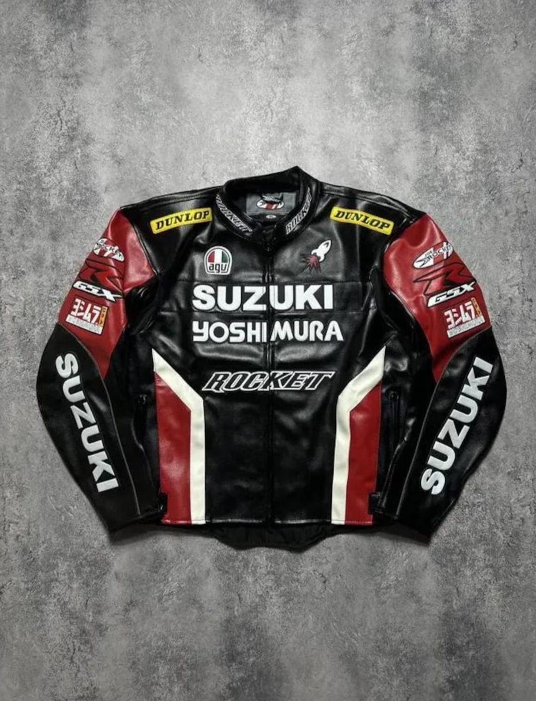 Suzuki GSX-R Cowhide Leather Motorcycle Racing Jacket, CE Approved - Etsy