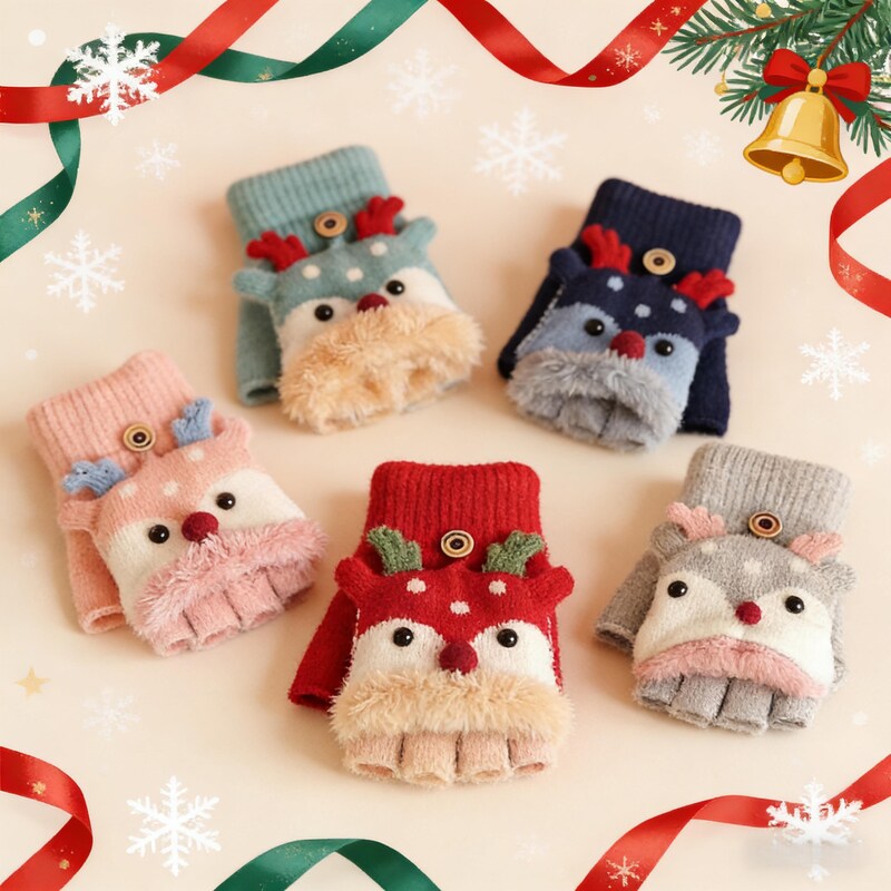 Kids Penguin Gloves - Etsy UK