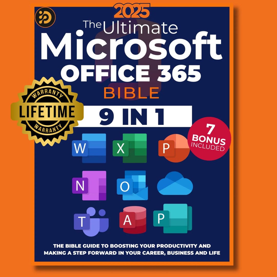Microsoft Office 365 Beginner’s Handbook: How to Use Word, Excel, Outlook & More - Etsy