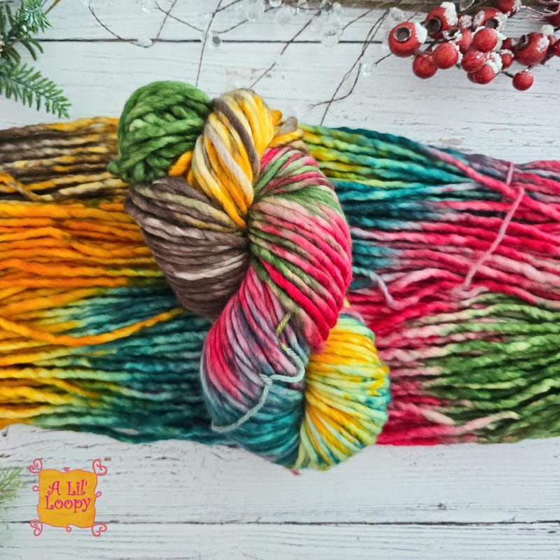 100 Hand Dyed Wool Yarn - Etsy