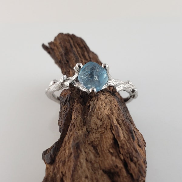 Rough Gemstone Ring - Etsy