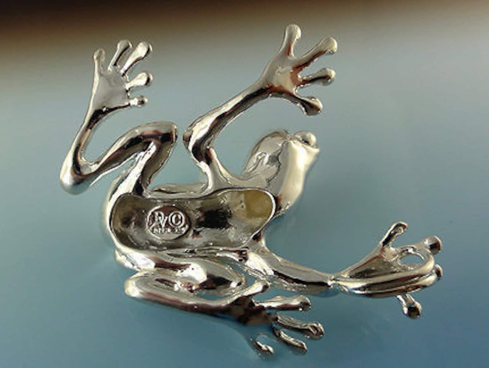 Tree Frog Pendant SCOOTER Sterling Silver Tree Frog | Etsy