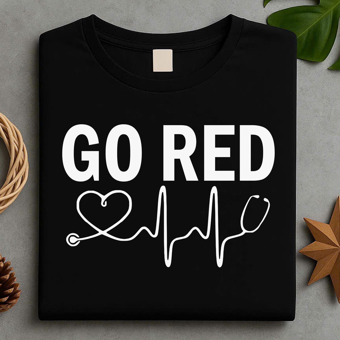 Go Red Svg, Go Red Png, Go Red for Women American Heart Disease Month ...