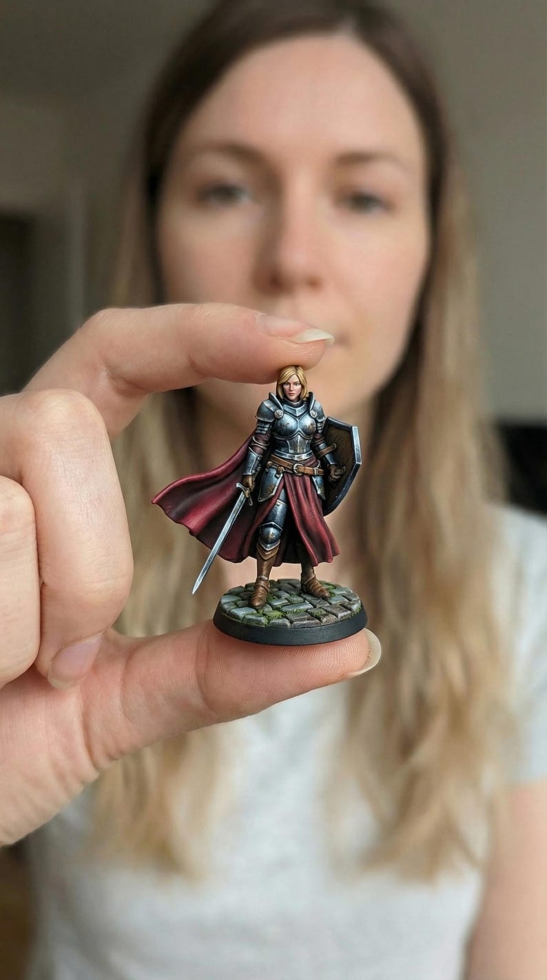 Custom D&D Character Miniature From Your Photo | Personalized RPG Hero ...