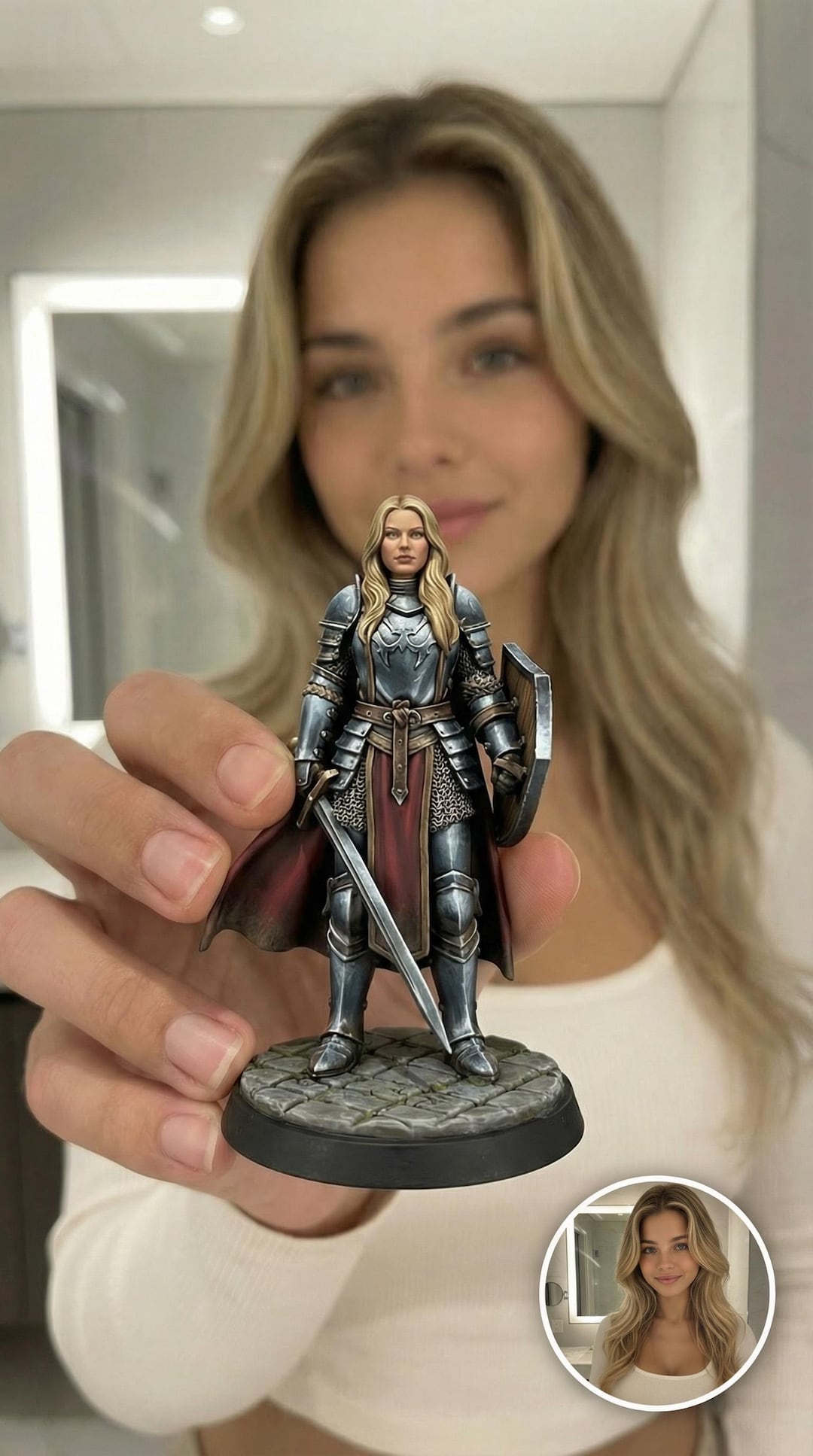 Custom D&D Character STL From Your Photo | Personalized RPG Hero 3D ...