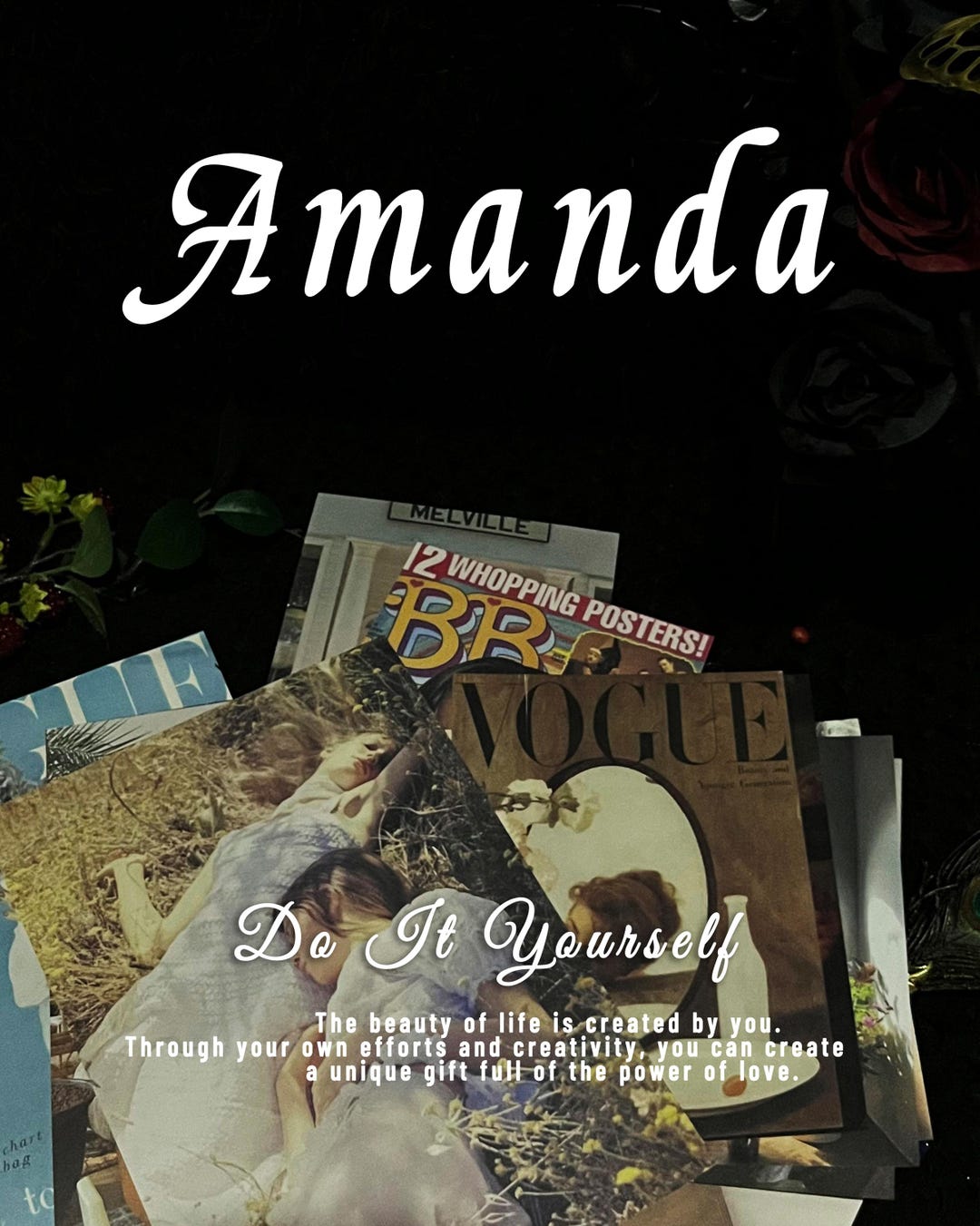 Vintage Photo Cards Set – Retro Aesthetic Backing Cards for ...