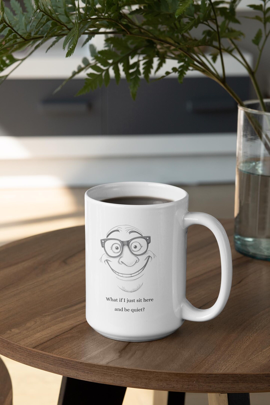 Smiling Professor Face Mug | Ceramic Coffee Cup - Etsy