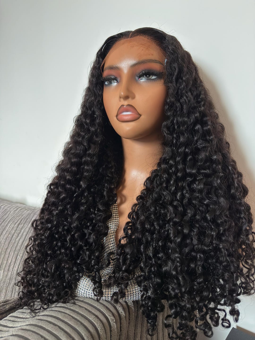 22 Inch Pixie Curl Human Hair Wig | 5x5 Lace Closure, Super Double ...