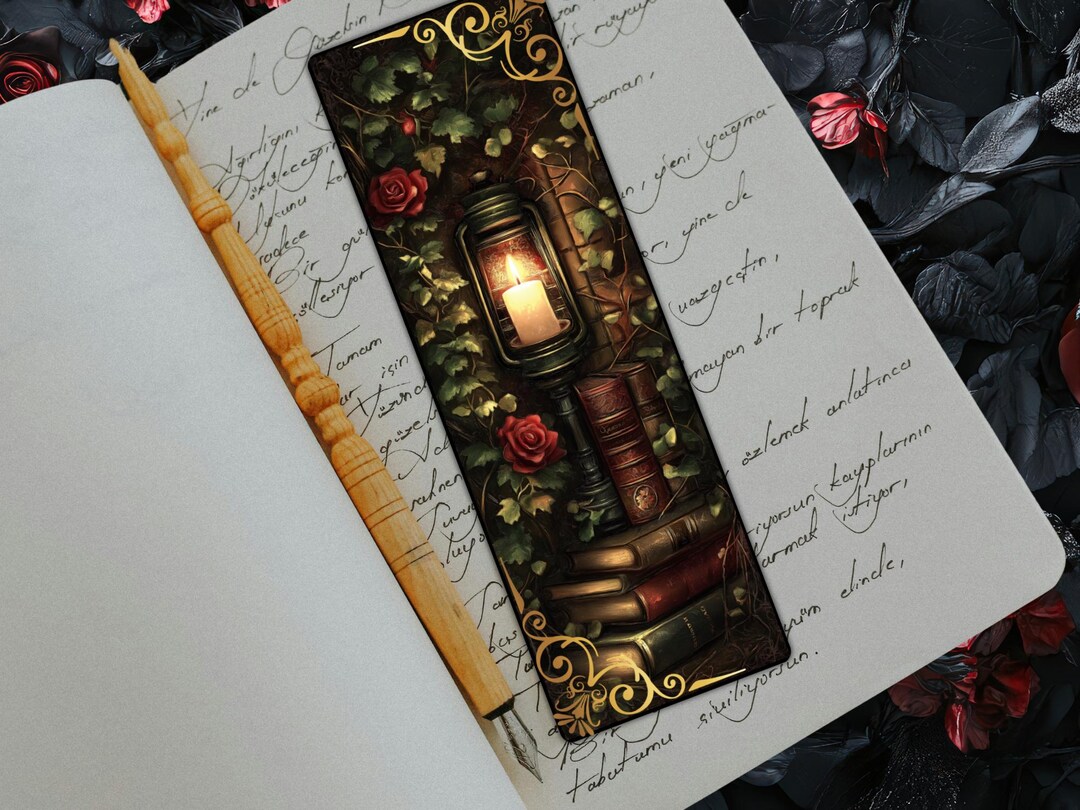 Dark Academia Bookmarks Printable Bundle | 12 Vintage Gothic Bookmarks ...
