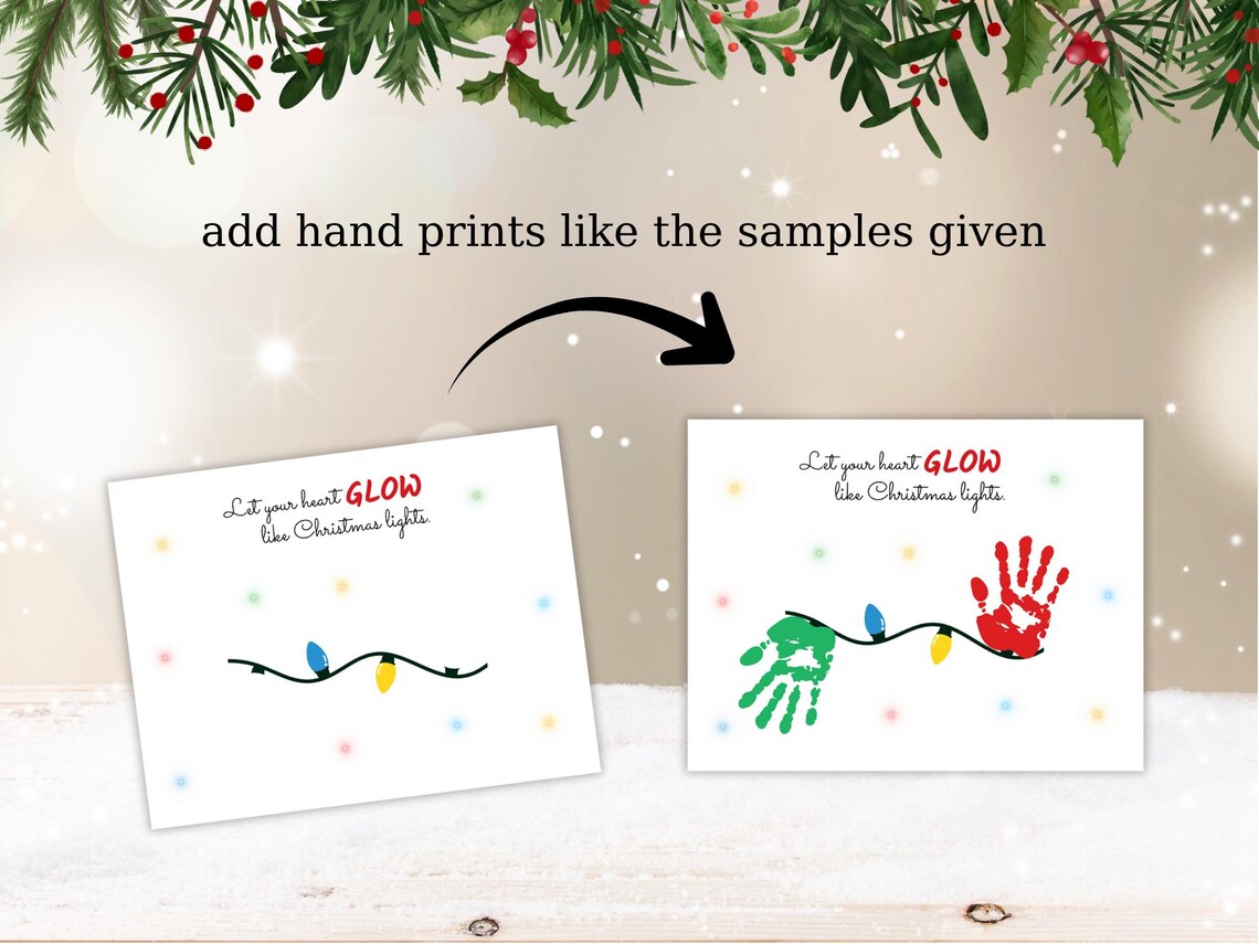 Christmas Handprint Craft Bundle | Handprint Art for Kids | Printable ...