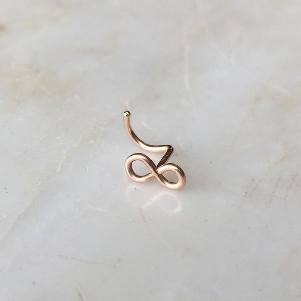Infinity Nose Ring - Etsy