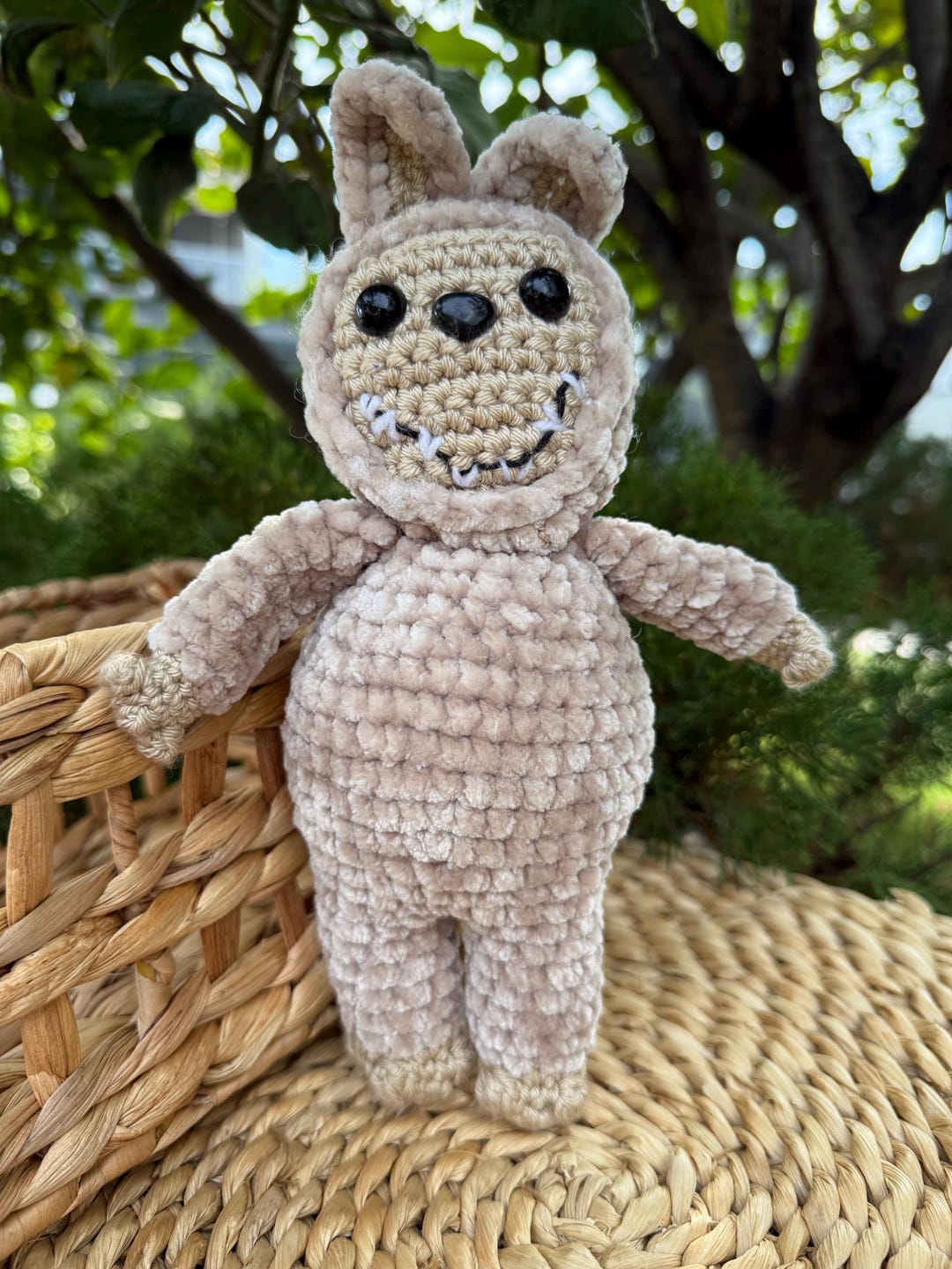 Handmade Crochet Labubu Plush – Amigurumi Monster Doll | Cute Soft ...
