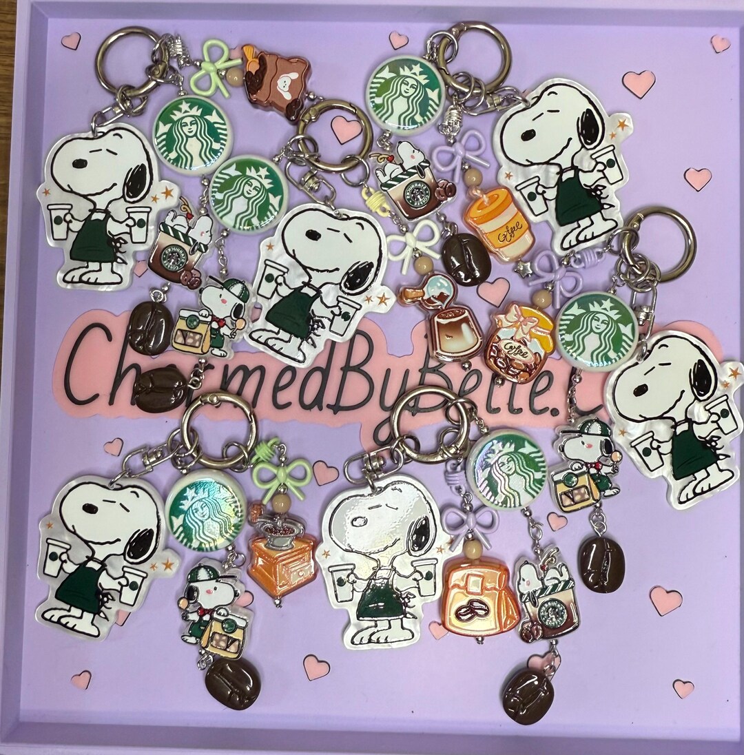 Custom Handmade Star Coffee Snoop Dog Charm Key Chain - Etsy