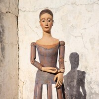 Santos Cage Doll Reproduction Santos Santos Tin Angel Santos Cage Doll ...