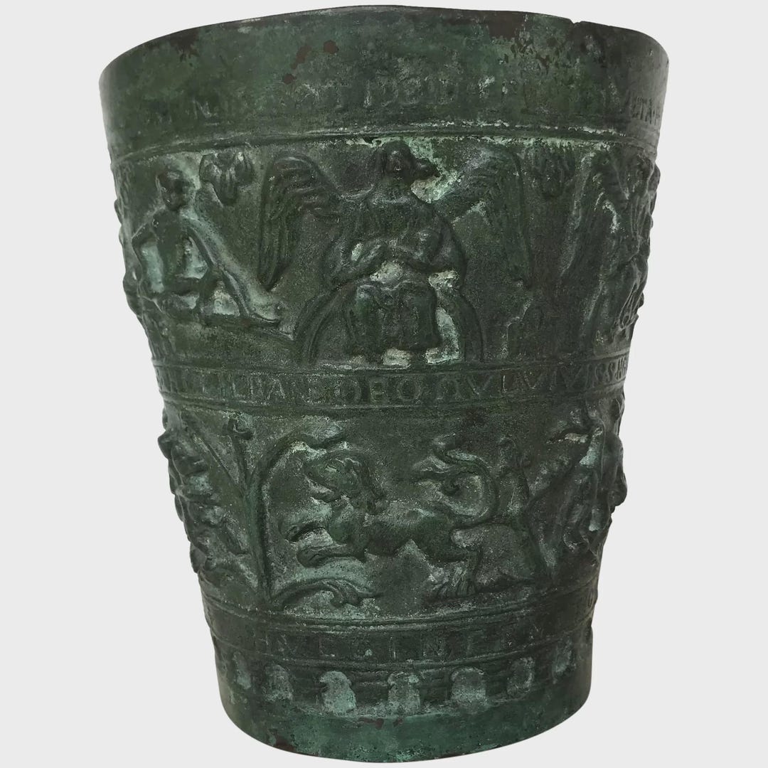 After the Antique, Large Bronze Roman Cup - Etsy
