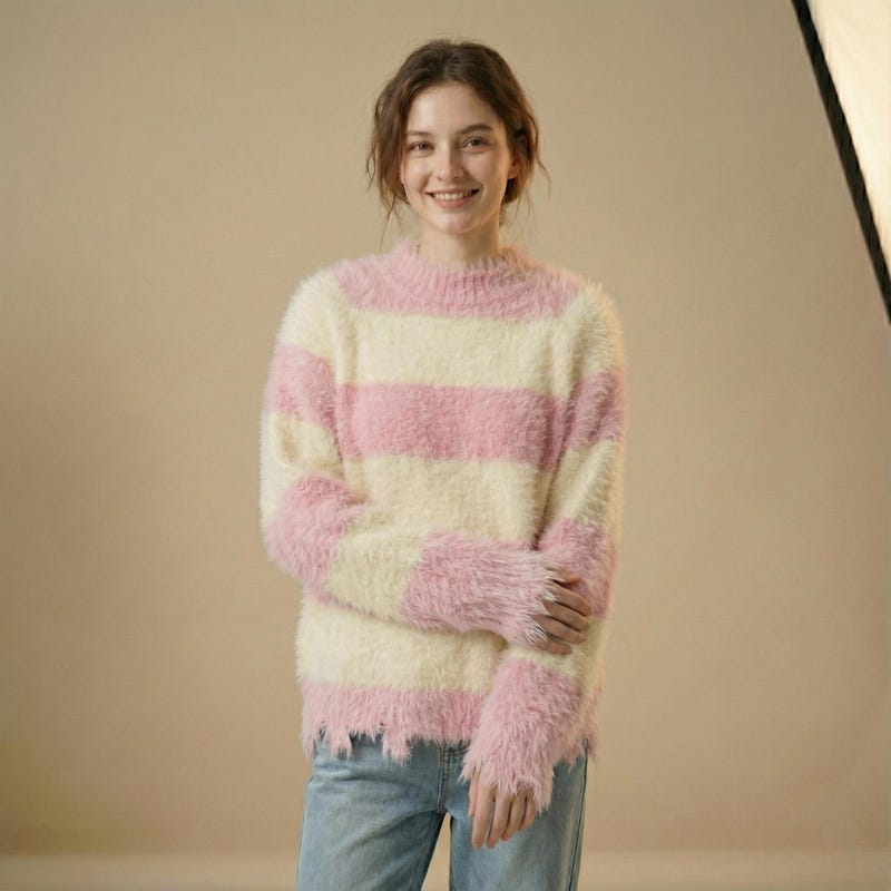Fuzzy Pink Top - Etsy