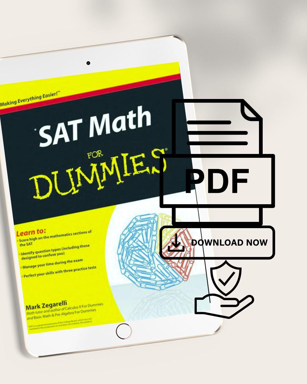 SAT Math for Dummies | PDF Instant Download - Etsy