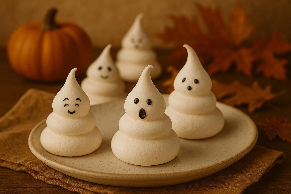 Ghost Meringue Recipe | Digital Recipe PDF | Hidden Brook Hollow Baking ...
