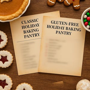 Holiday Baking Pantry Checklist Bundle | Classic + Gluten-free ...