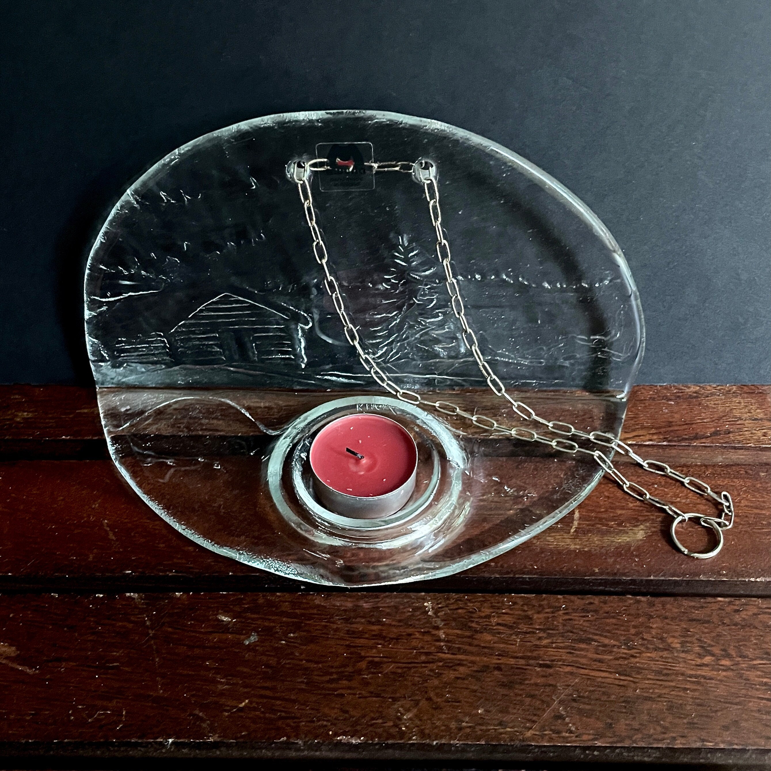 Vintage Muurla Finland Molded Glass Votive Tealight Candle | Etsy