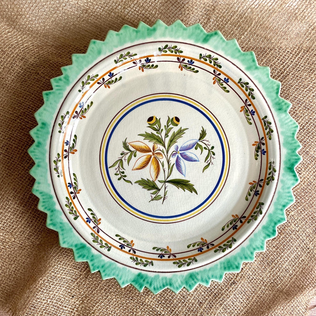 Large Carvalhinho Porto Wall Display Plate, Portugal Majolica - Hand ...