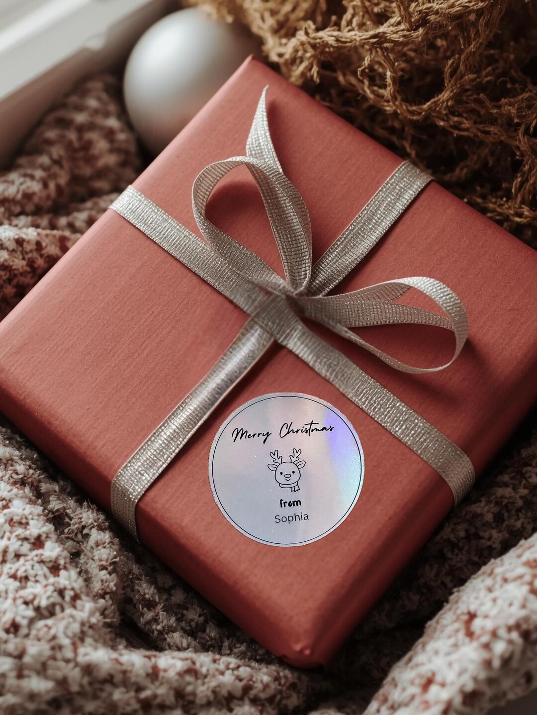 Personalized Christmas Stickers | Custom Family Name Labels ...