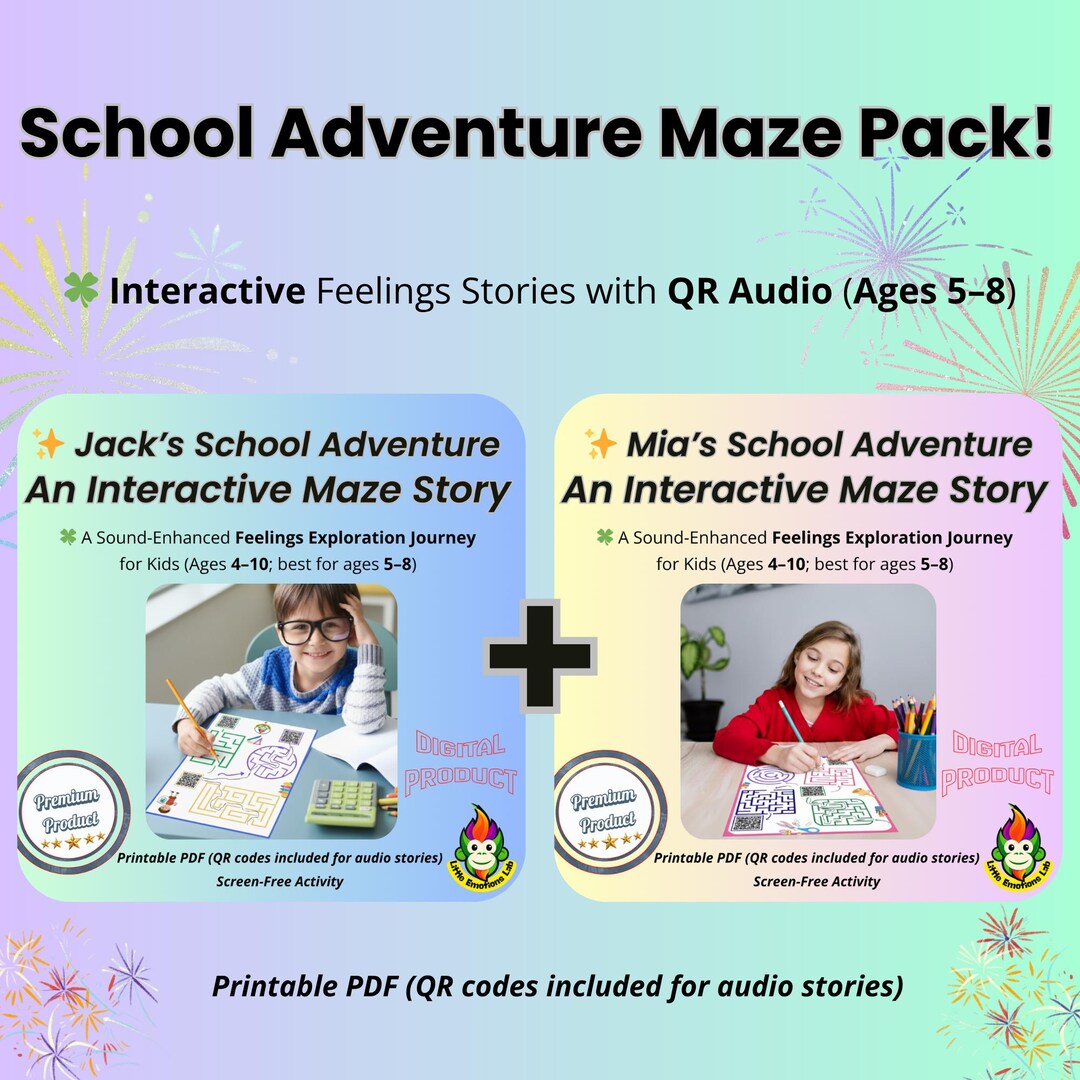 SEL Maze Bundle for Copingskills | Counselor Schooling Resource | Kids ...
