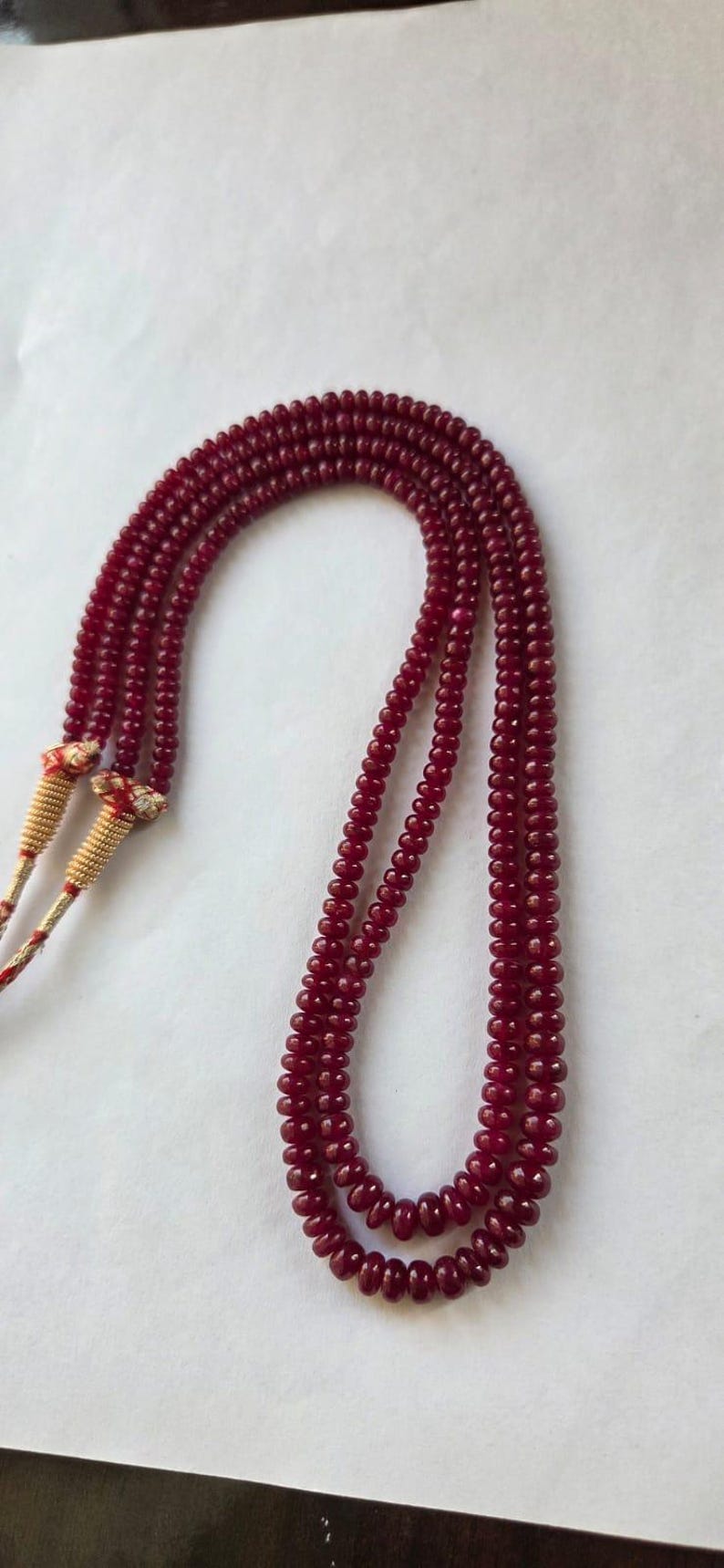 Ruby Beads, Longido Stone , Finest Quality, Heated Beads, Size 4mm to ...